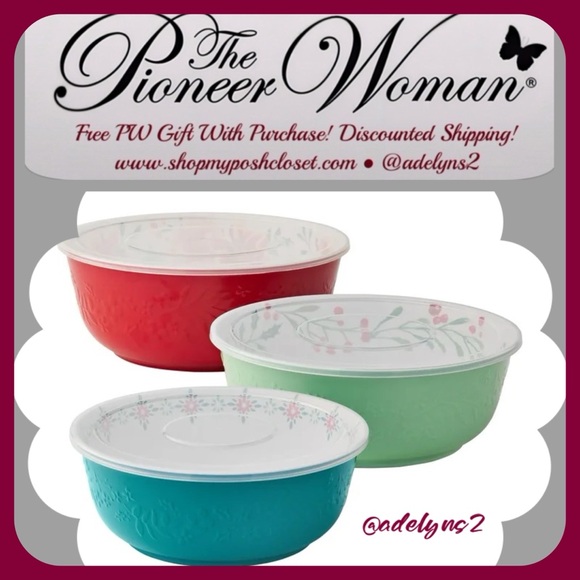 The Pioneer Woman | Other | New Pioneer Woman 6piece Merry Meadows ...
